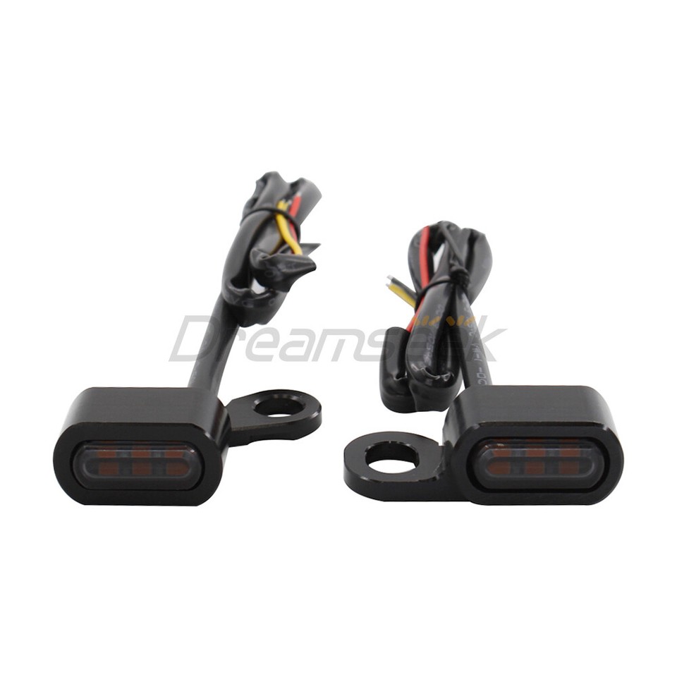 LED Mini Turn Signal Light for Harley Dyna 1999-17 Indicator Blinker ...