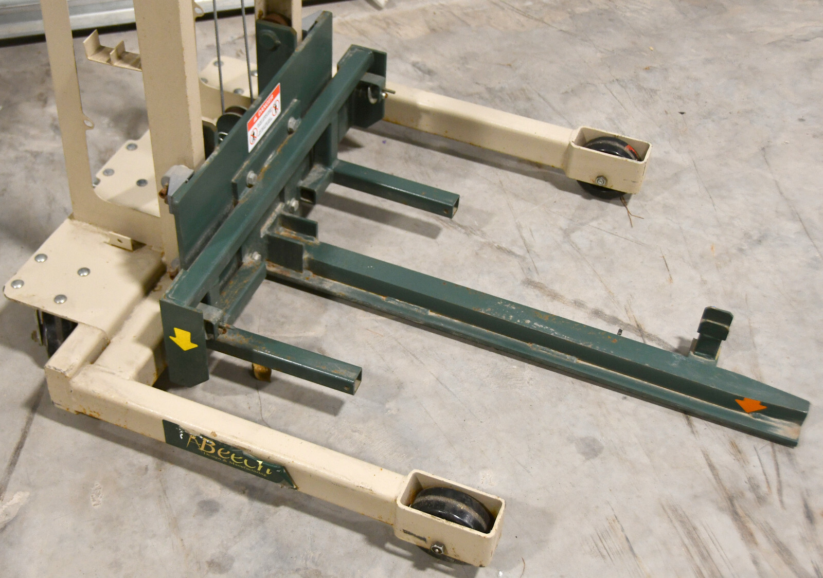 Beech Design SMS-1000-S Manual Winch Stradle Crane Lift. | eBay