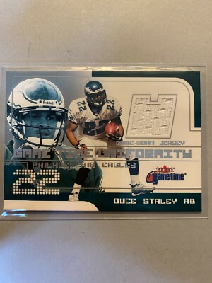 A12,527 - 2001 Fleer Game Time Uniformity #31 Duce Staley Jersey | eBay