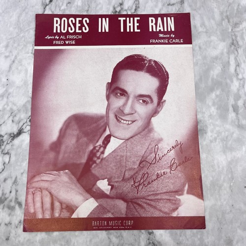 1947 Roses in the Rain Perry Frankie Carle Al Frische Fred Wise Sheet ...