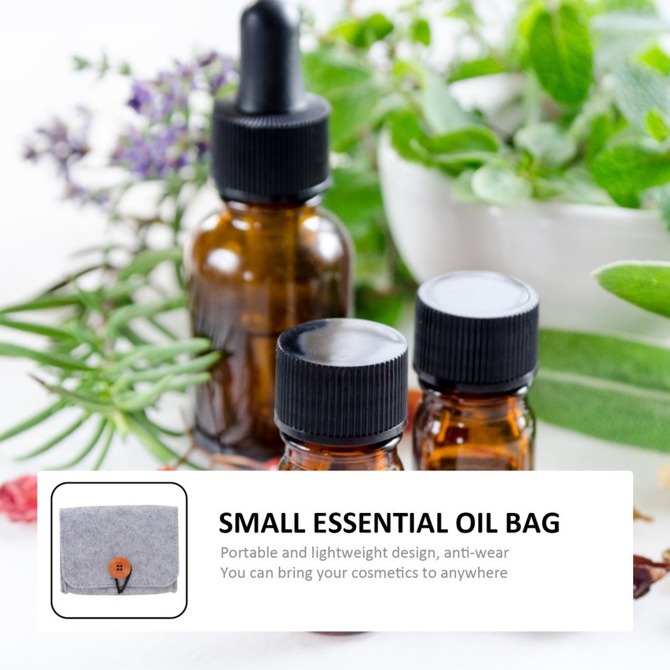 2PCS Essential Oil Storage Bag Six Bottles Essential Oil Small Travel ...