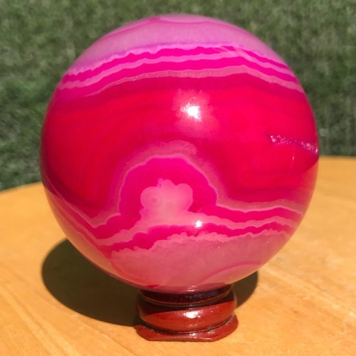 360G Rose Pink Stone Geode Ball Crystal Sphere Freeform Energy Healing ...