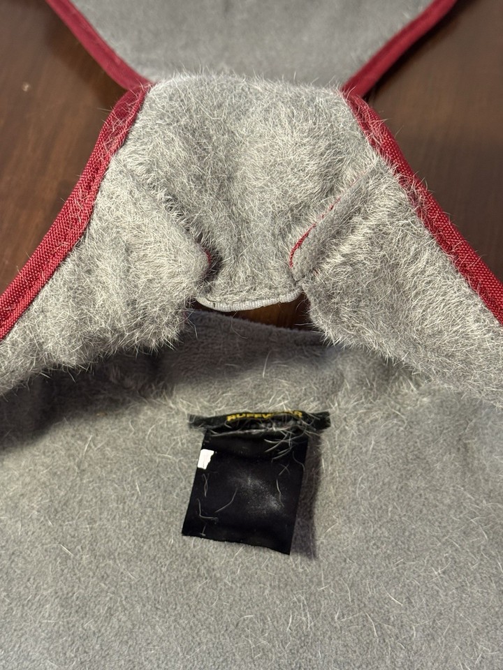Ruffwear Weather and Abrasion Resistant Fleece Lined Dog Overcoat Red ...