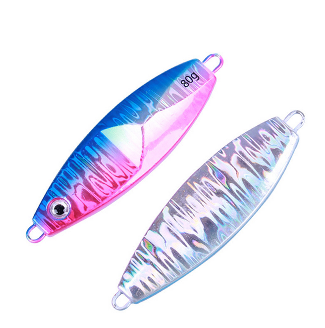 5pc 6.7-9cm Slow Fall Fishing Lure Sinking Lead Metal Flat Jigging ...