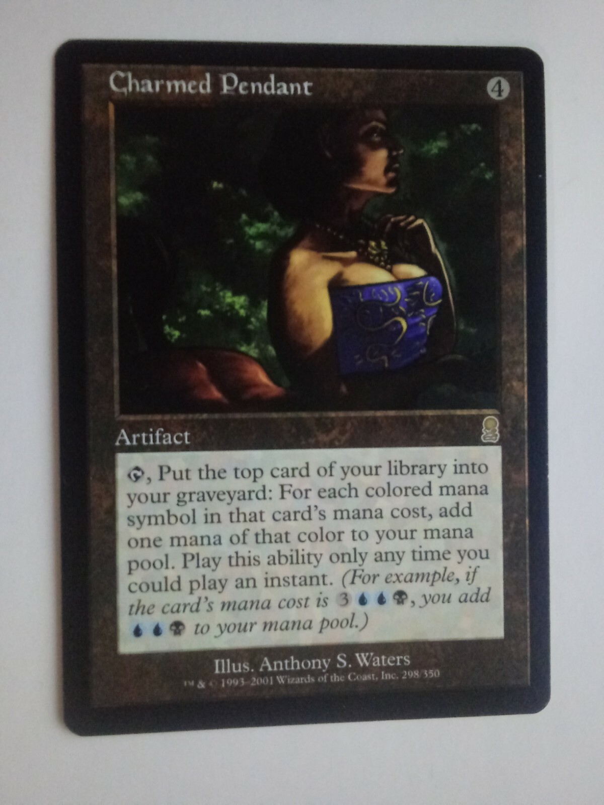 MTG Magic the Gathering English Charmed Pendant 2001 Artifact Odyssey ...