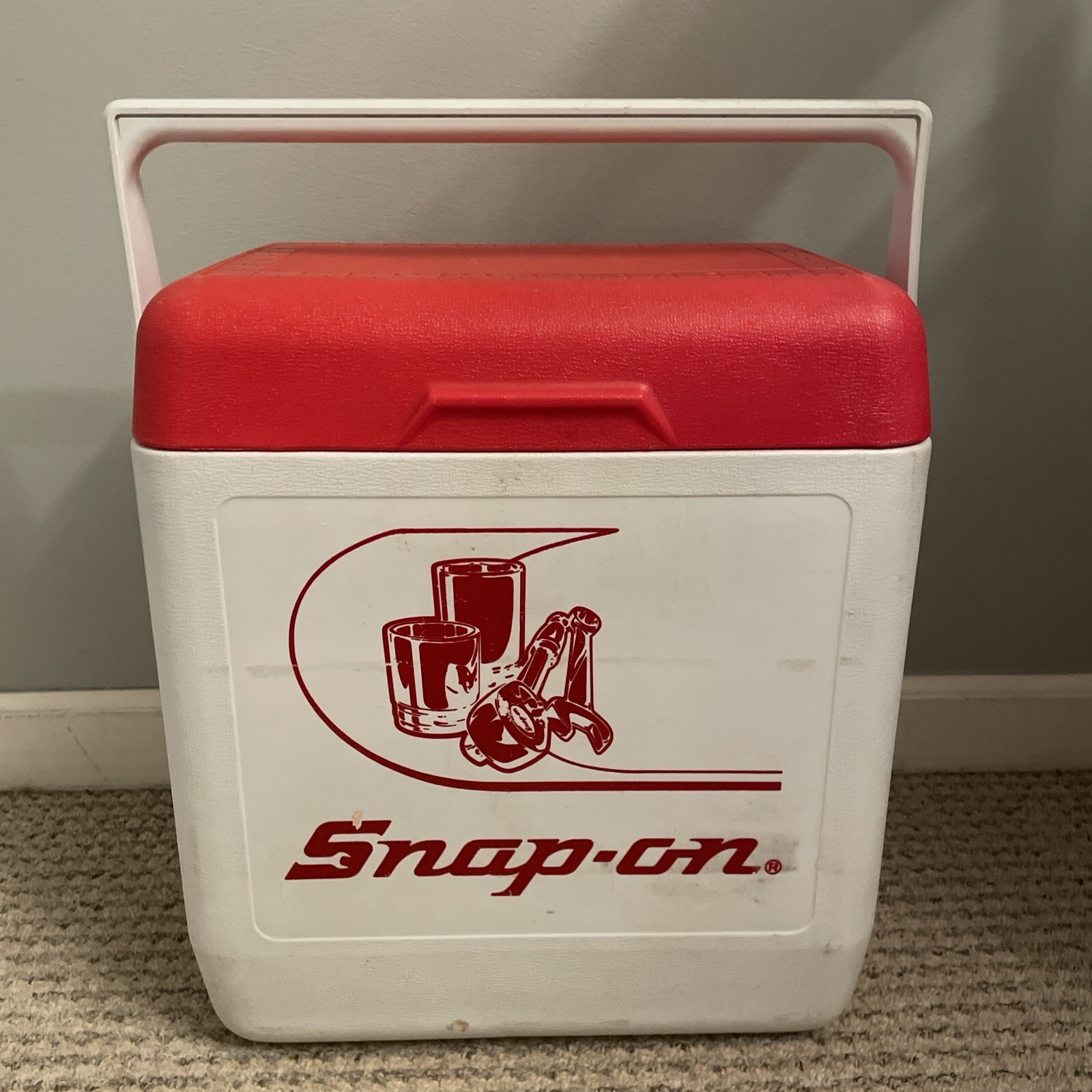 Vintage Snap On Cooler Ice Chest LUNCH BOX EBay vintage-snap-on-cooler-ice-chest-lunch-box-ebay