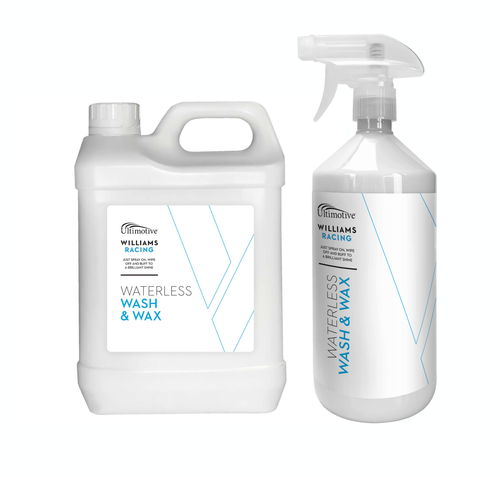 Williams Waterless Wash and Wax Car Cleaning kit 1L + 2.5L bottle as ...