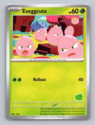 Exeggcute - (Bulbasaur Stamped) My First Battle Deck Promo Rare Pokemon ...