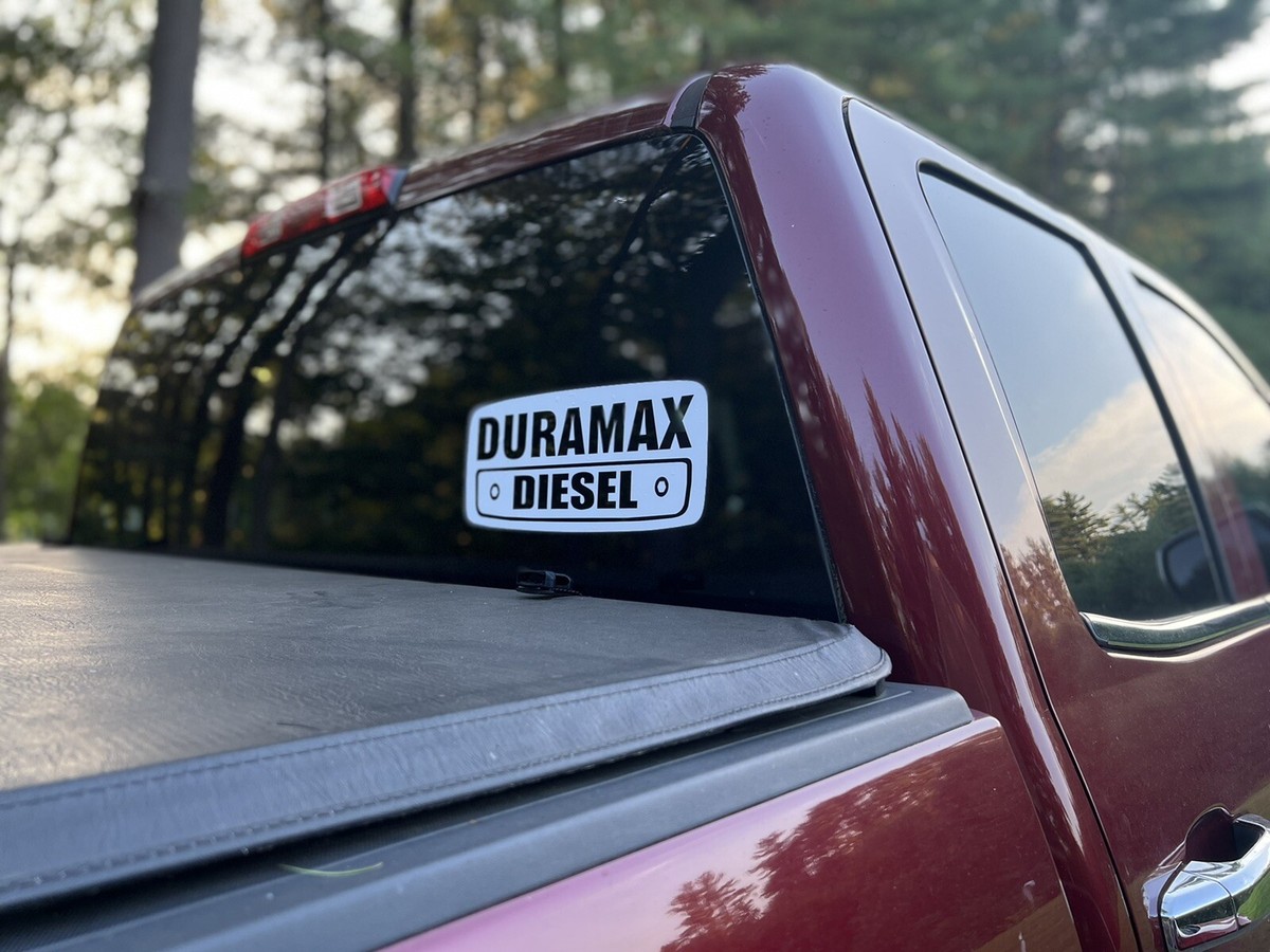 Adesivos Para Caminhao Duramax Lona Caminhão Locomotiva Pvc Tipo