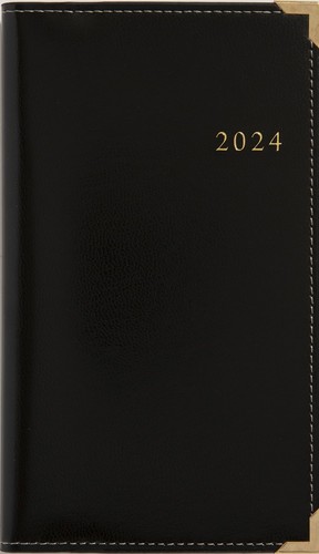 2024 Weekly New Diary Alpha 1 Black (Starting in December 2023) | eBay