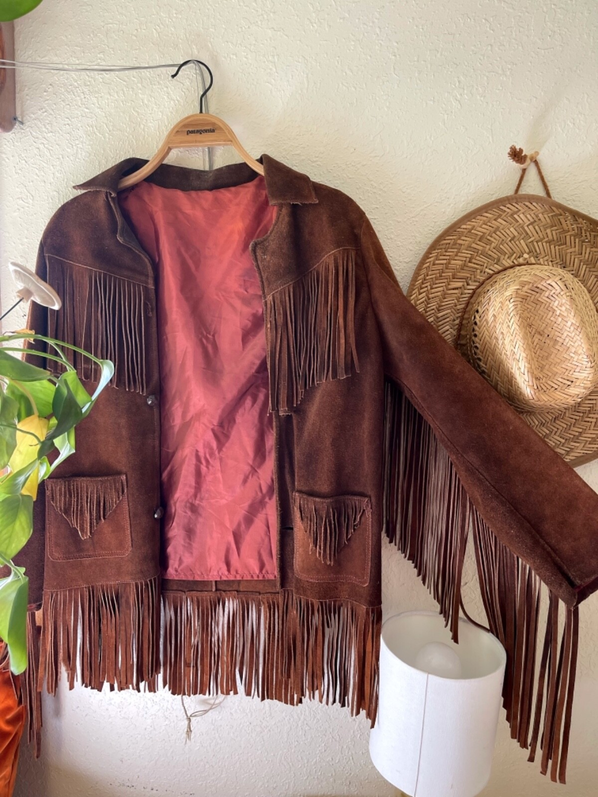 vintage authentic leather 70s jacket - Gem