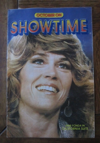 Vintage SHOWTIME CABLE GUIDE w/ JANE FONDA IN CALIFORNIA SUITE COVER ...