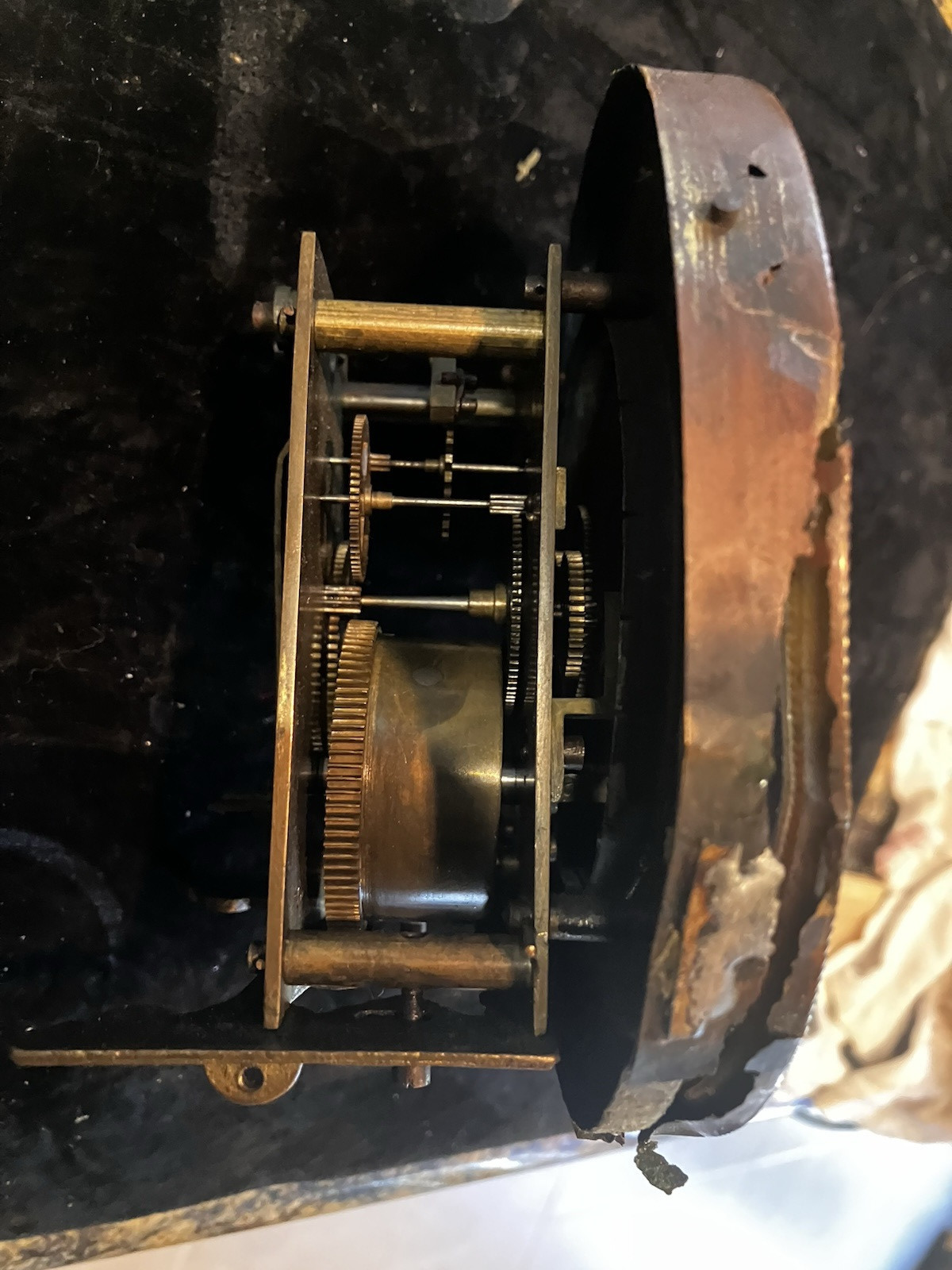 Antique Time Only Clock movement Unbranded | eBay