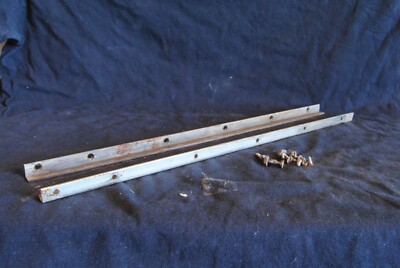 vintage antique national cash register drawer rails 13-3/8 long with ...