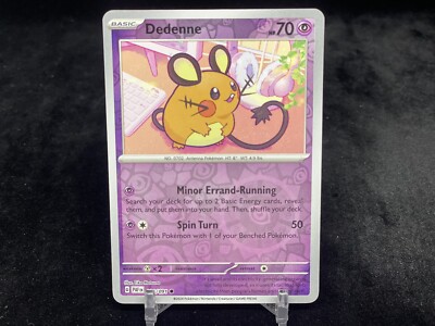 POKEMON TCG: S&V - PALDEAN FATES DEDENNE 036/091 REVERSE HOLO COMMON | eBay