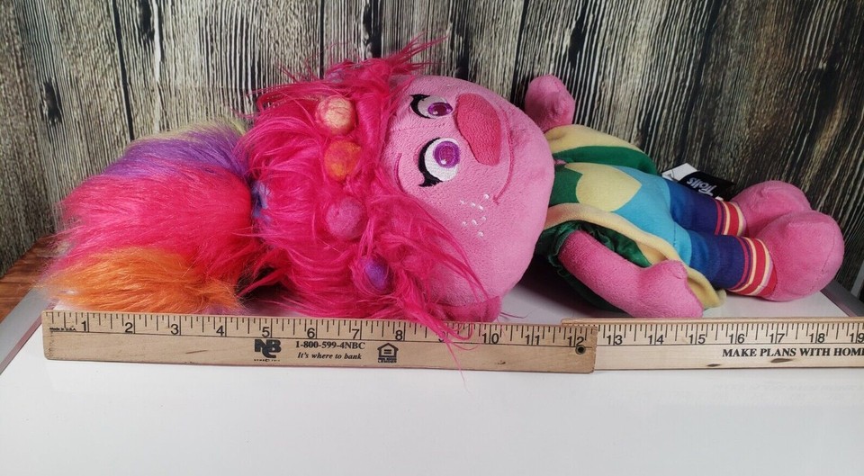 Trolls Princess Poppy Doll Dreamworks Pillow Plush Doll Rainbow Hair ...