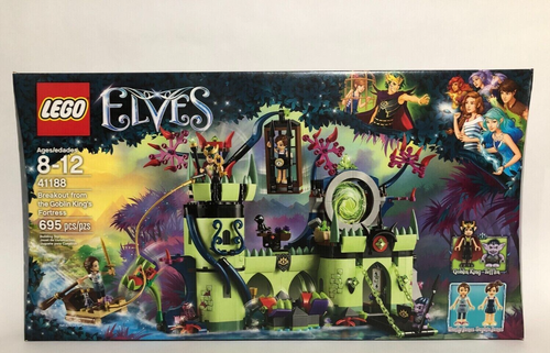 Lego Elves 41188 Breakout From The Goblin King's Fortress Building Kit ...