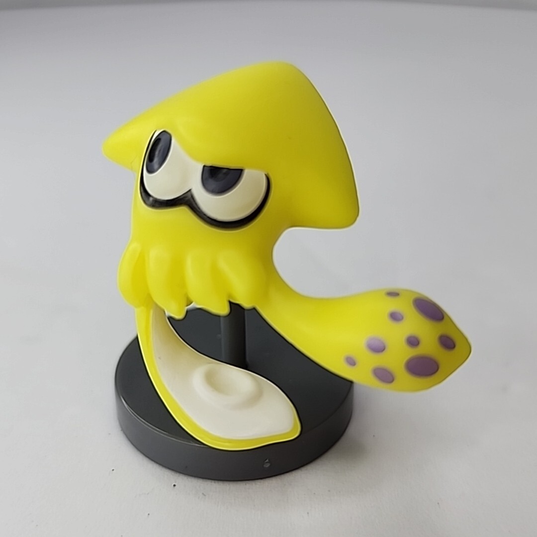 2023 Splatoon 3 1" Yellow Inkling Squid Form Furata Choco Egg Gashapon ...