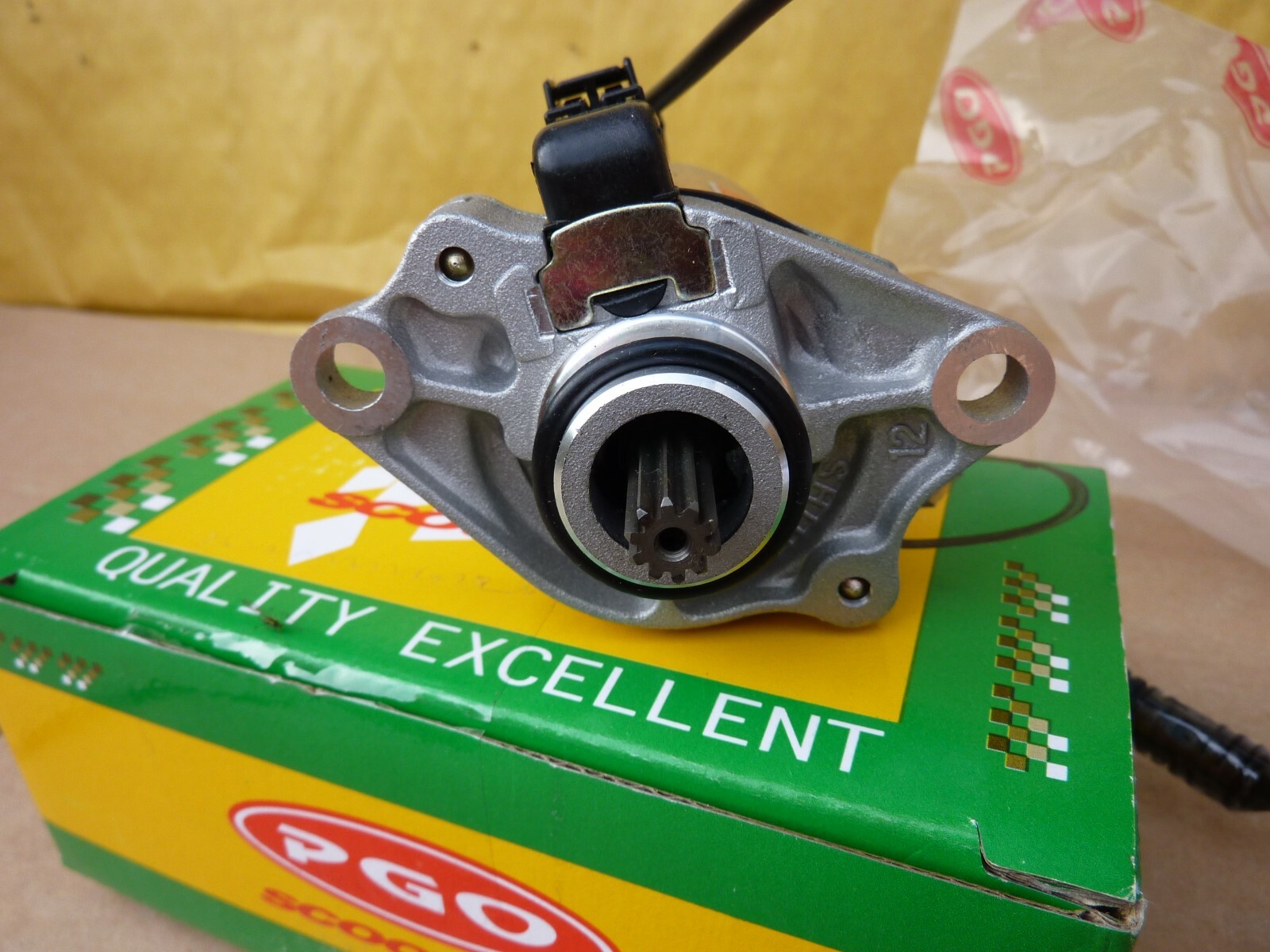 Starter motor. PGO 50 T-Rex, PMX, PMS, Rodoshow, Ligero Big Max Comet ...