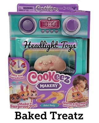 Cookeez Makery BAKED Treatz Oven Playset Surprise Interactive Scented ...