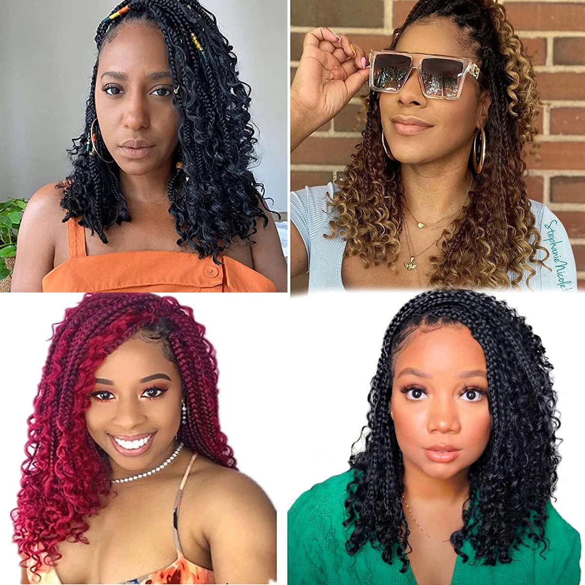 Boho Box Braid Hairstyles