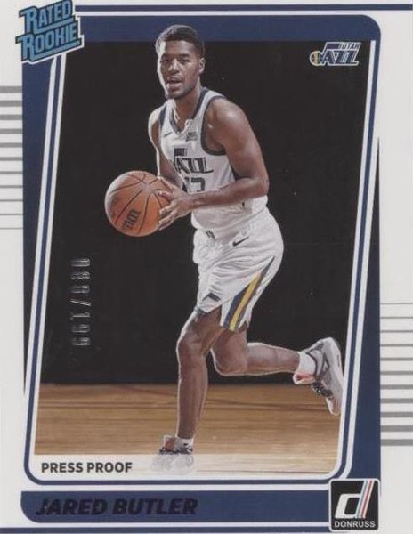 2021-22 Panini Donruss - Rated Rookie Purple Press Proof #249 Jared ...