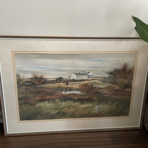Nantucket Artist: C.Robert Perrin a.w.s. (1915-1999) framed Grey House ...