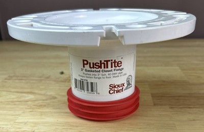 Sioux Chief 888-GPM PVC Push-Tite Gasketed Closet Flange 3 Dia. in. | eBay