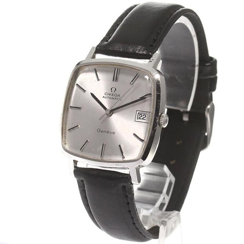 OMEGA 162.0060 Geneva Cal.1012 Date Square Automatic Men #C2950 | eBay