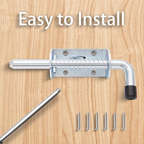 Utility Trailer Gate Spring Loaded Pin Lock Assembly Ramp Door Locking ...