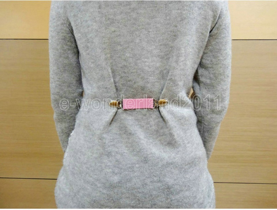 DRESS CINCH CLIPS STRETCH - SET OF 2 OR 4 - BLACK -PINK / SILVER CLIPS ...