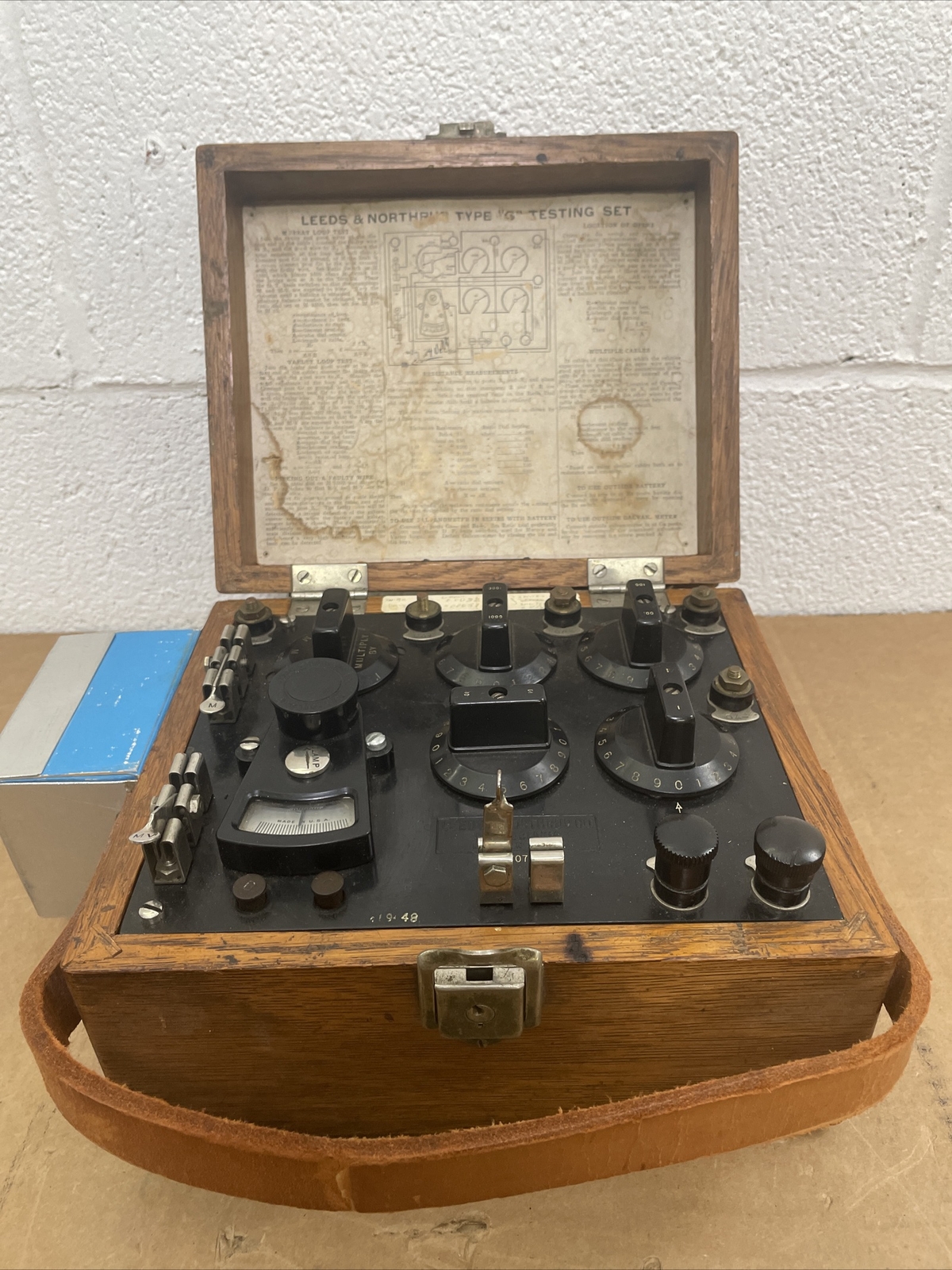 Antique Leeds & Northrup Type “G” 5300 Test Set Resistance Galvanometer ...