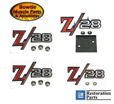 1969 69 CAMARO Z/28 EMBLEM SET KIT Z28 EMBLEMS OFFICIALLY LICENSED BY ...