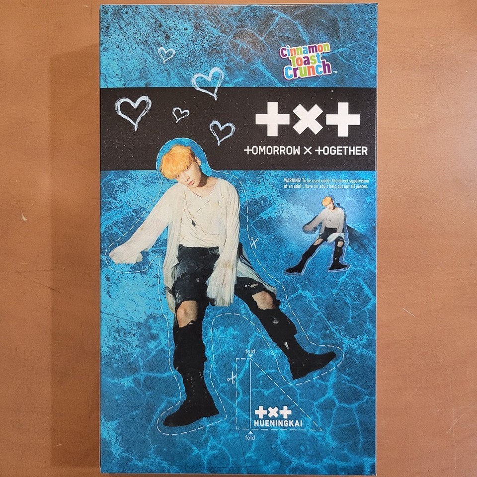 TXT Hueningkai Tomorrow x Together Cereal Cinnamon Toast Crunch 18.8 OZ ...
