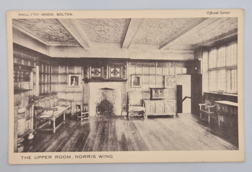 Bolton Hall I'th' Wood Upper Room Norris Wing Postcard Unposted | eBay