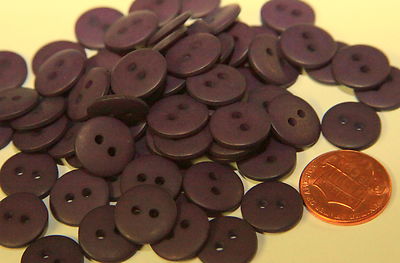 24 New Small Dark Plum Purple Matte Plastic Buttons 1/2" 13mm # 5349 | eBay