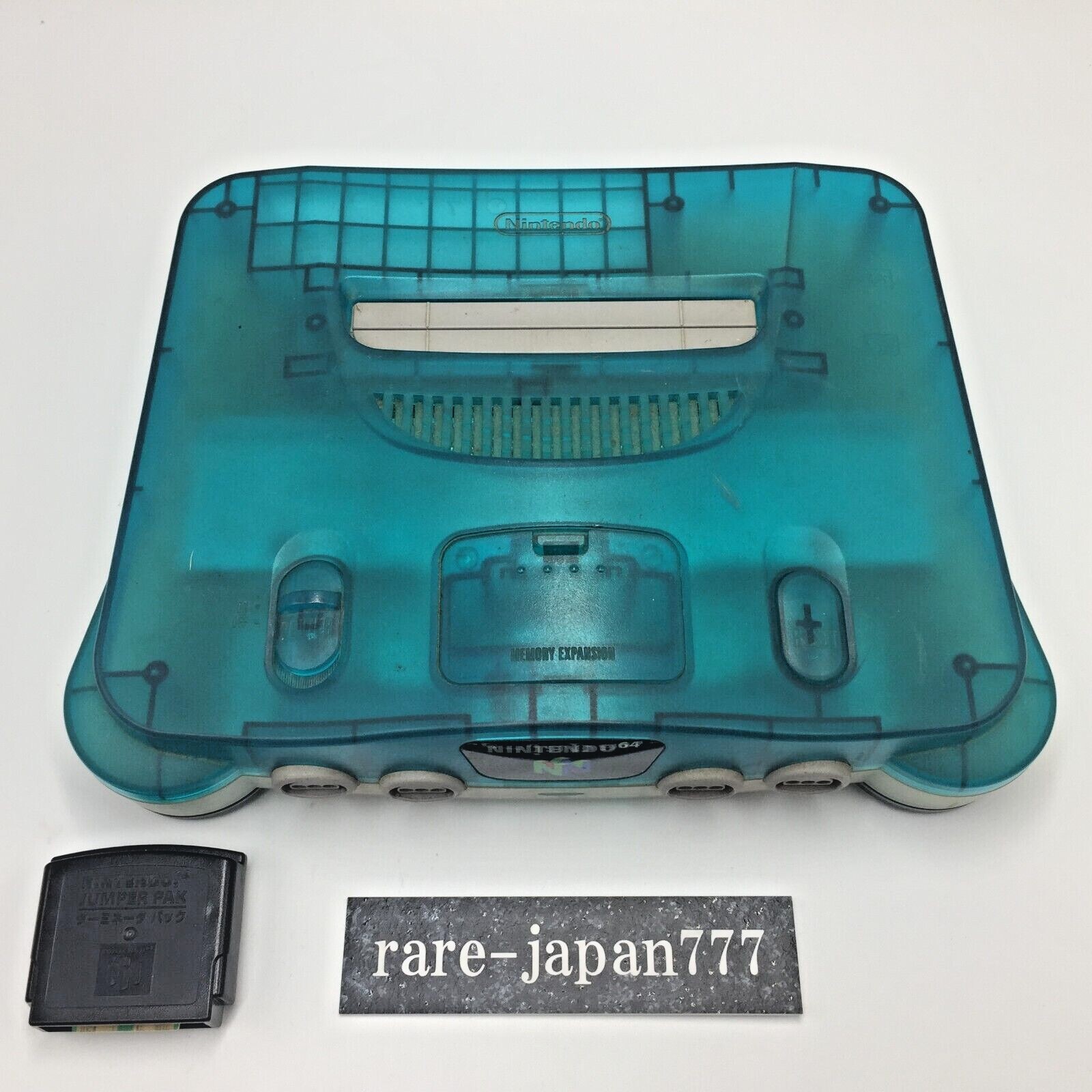 Nintendo 64 Clear Blue console Choice OEM controllers REGION FREE N64 ...