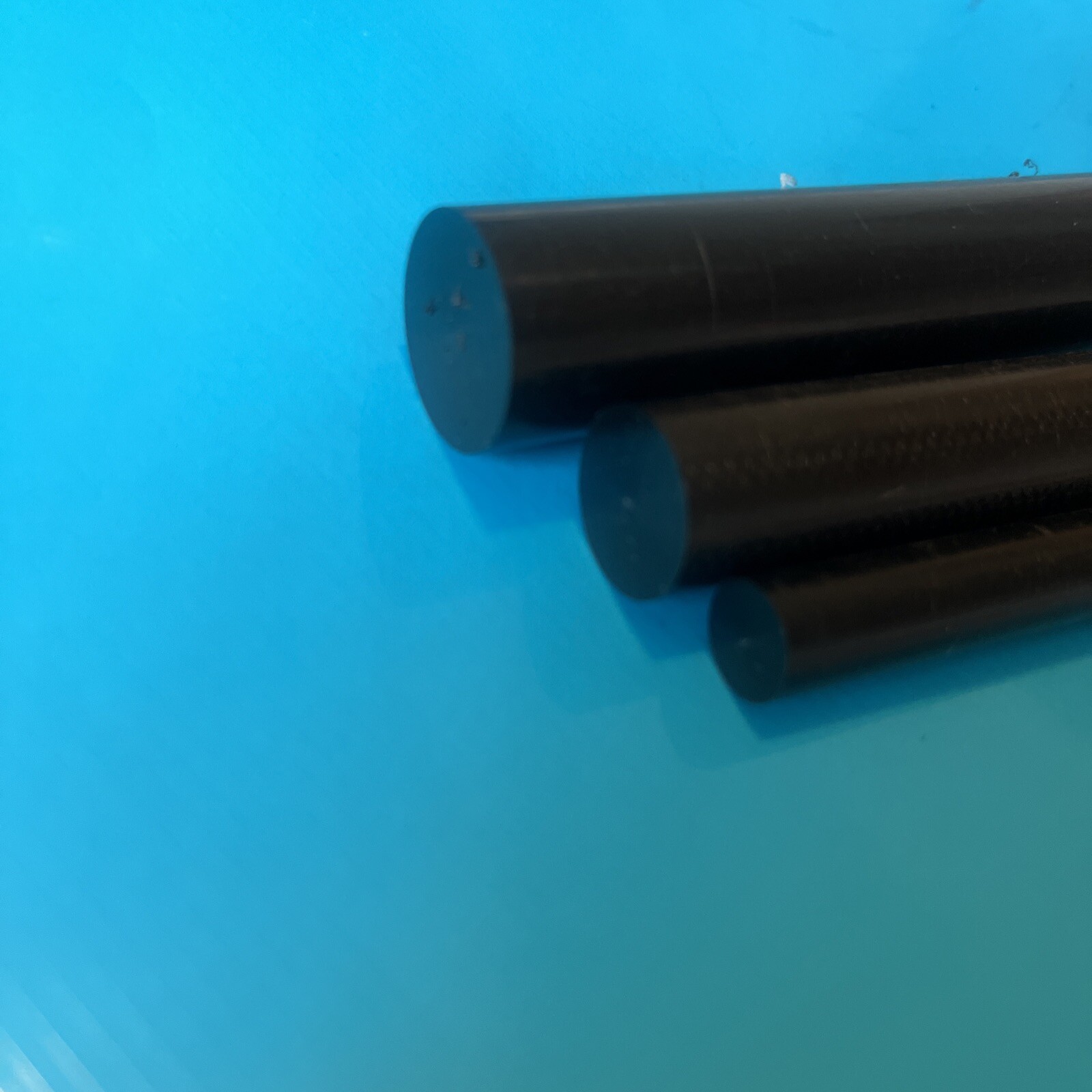 PVC Plastic BLACK Round Rod Bar 6mm 8mm 10mm 15mm 20mm 25mm 30mm 40mm ...