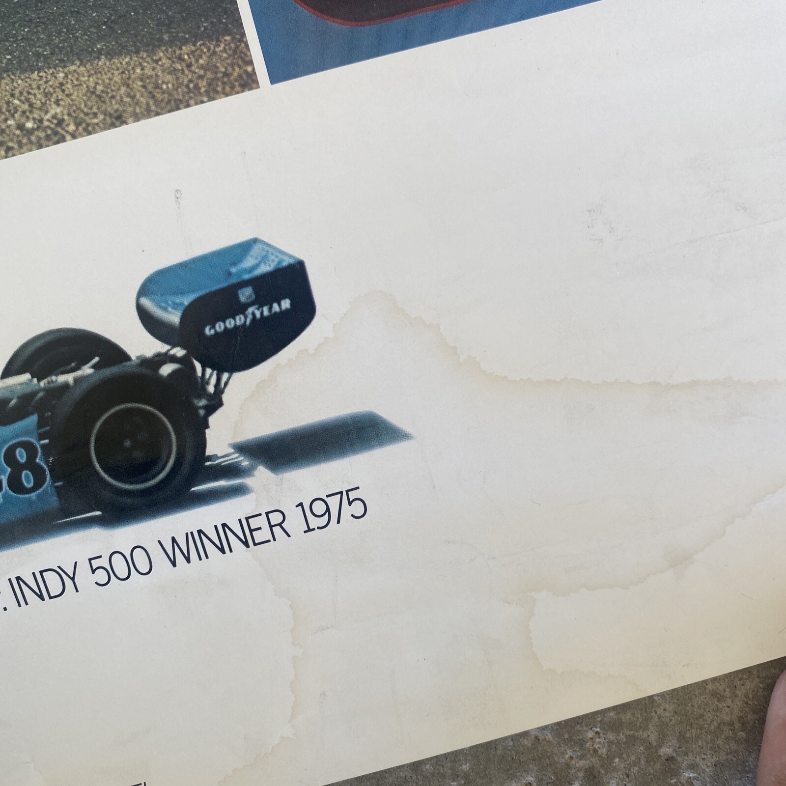 Dan Gurney’s Jorgensen Eagle: Indy 500 Winner 1975 Racing Poster Rare ...