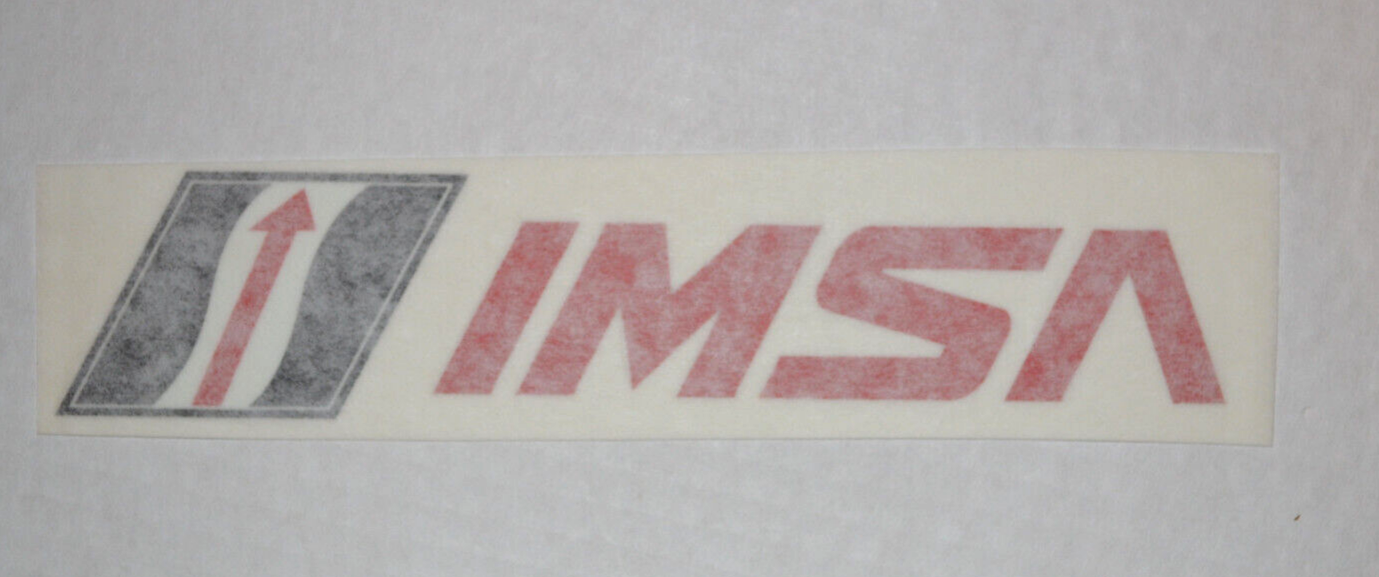 IMSA Decal Official Vinyl Transfer Sticker 8” x 1 3/4” | eBay