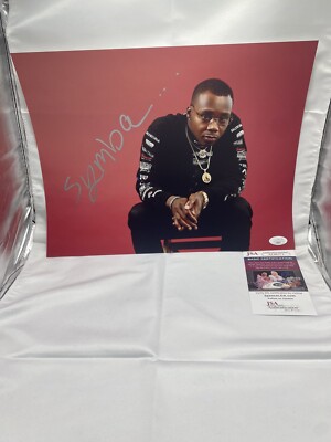 Symba Rapper Signed Autograph 11x14 Photo Hip Hop JSA COA Never End up ...