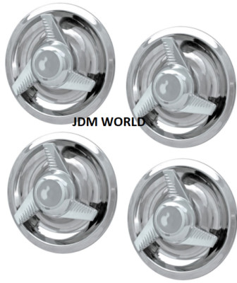 Set of 4 Chevy GM Rally Wheel Center Hub Caps 3 Tri-BAR Sleek Cap Cover ...