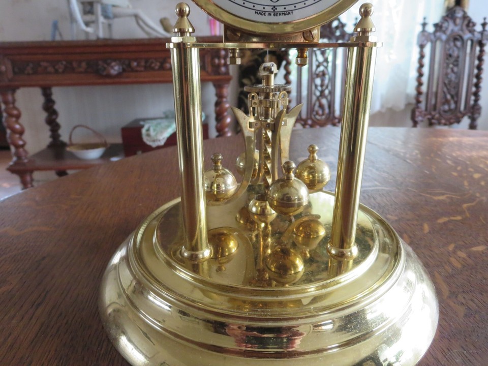 Vintage Henry Coehler 400 day clock with dome | eBay