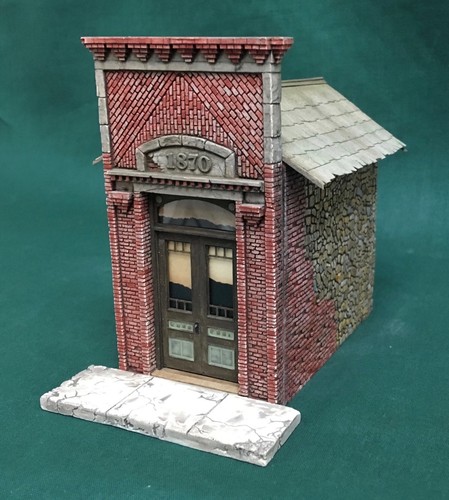 O/On3/On30 Scale Rich White Models Apothecary Shop Hydrocal Walls Only ...