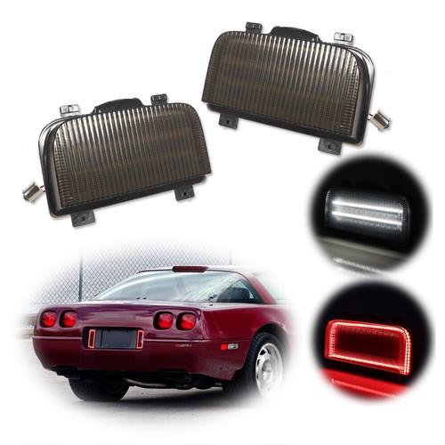 Smoke Tailgate Reverse Backup Lights For 1991-1996 Corvette C4 Rear LH ...
