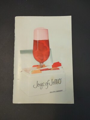 Joys of Jello Gelatin Cookbook Salads Desserts Recipes Vintage Booklet ...
