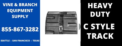 2 x HEAVY DUTY RUBBER TRACK BOBCAT T76 (18 INCH WIDE) C Pattern | eBay
