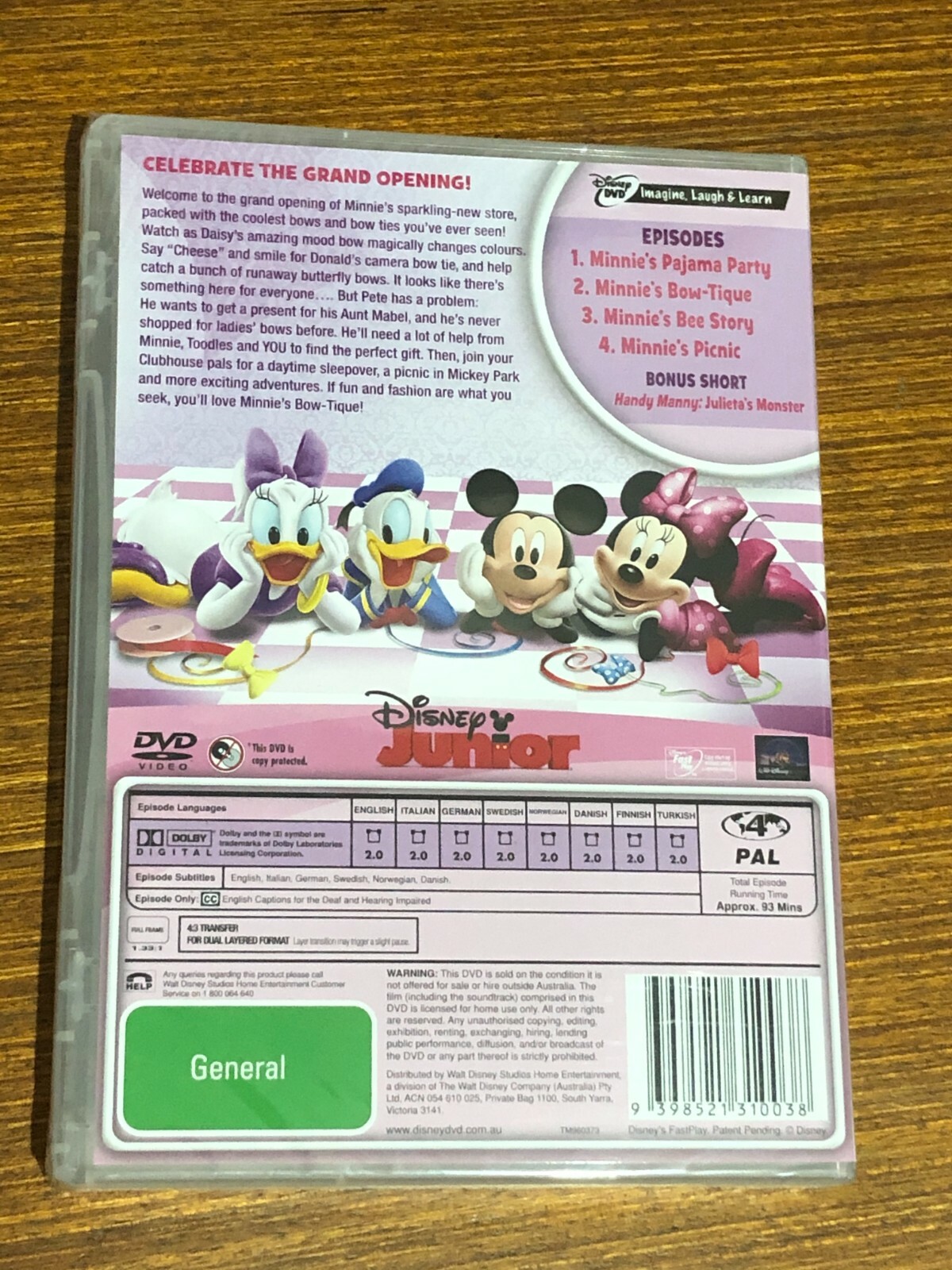 Mickey Mouse Clubhouse - Minnie's Bow-Tique DVD, 2011 Brand New Sealed ...