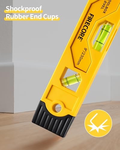 Torpedo Level Magnetic, 9 Inch Shockproof Small Leveler Tool with 3 ...
