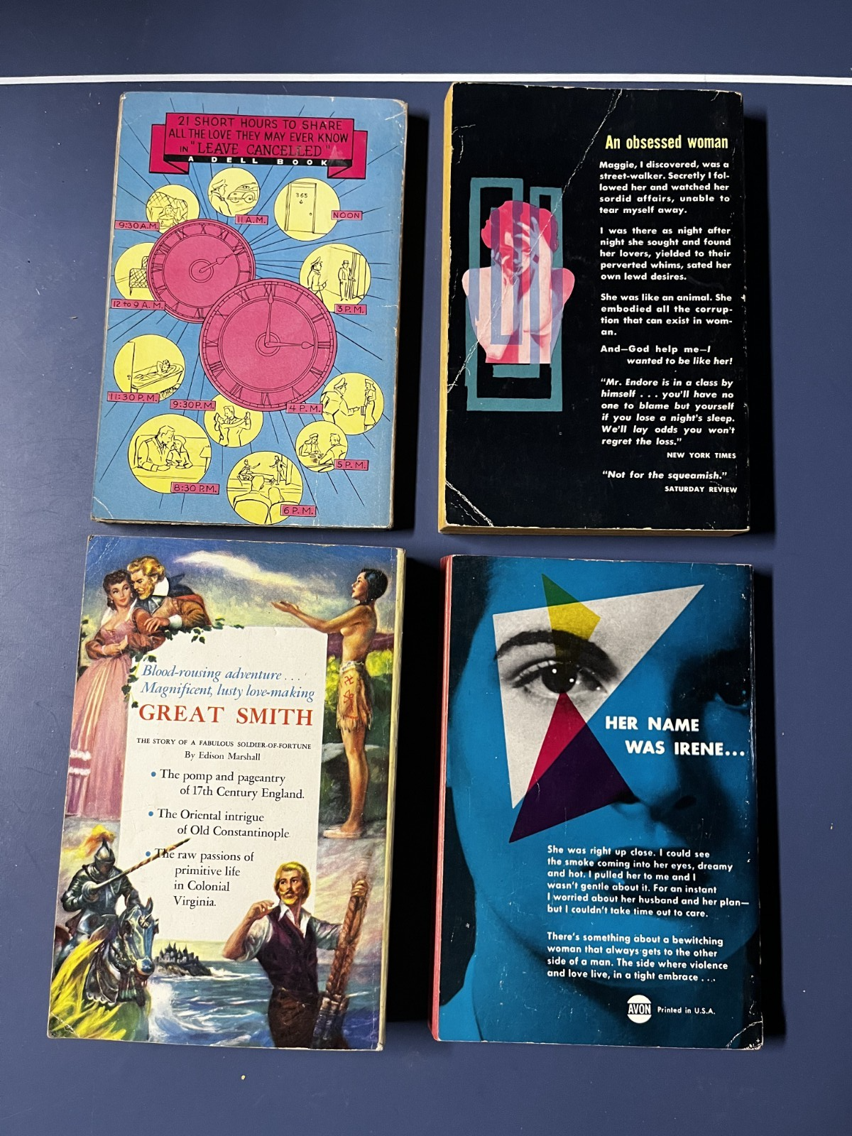 Lot of 8 Great Vintage Pulp Fiction Paperbacks, Great GGA Cover! | eBay